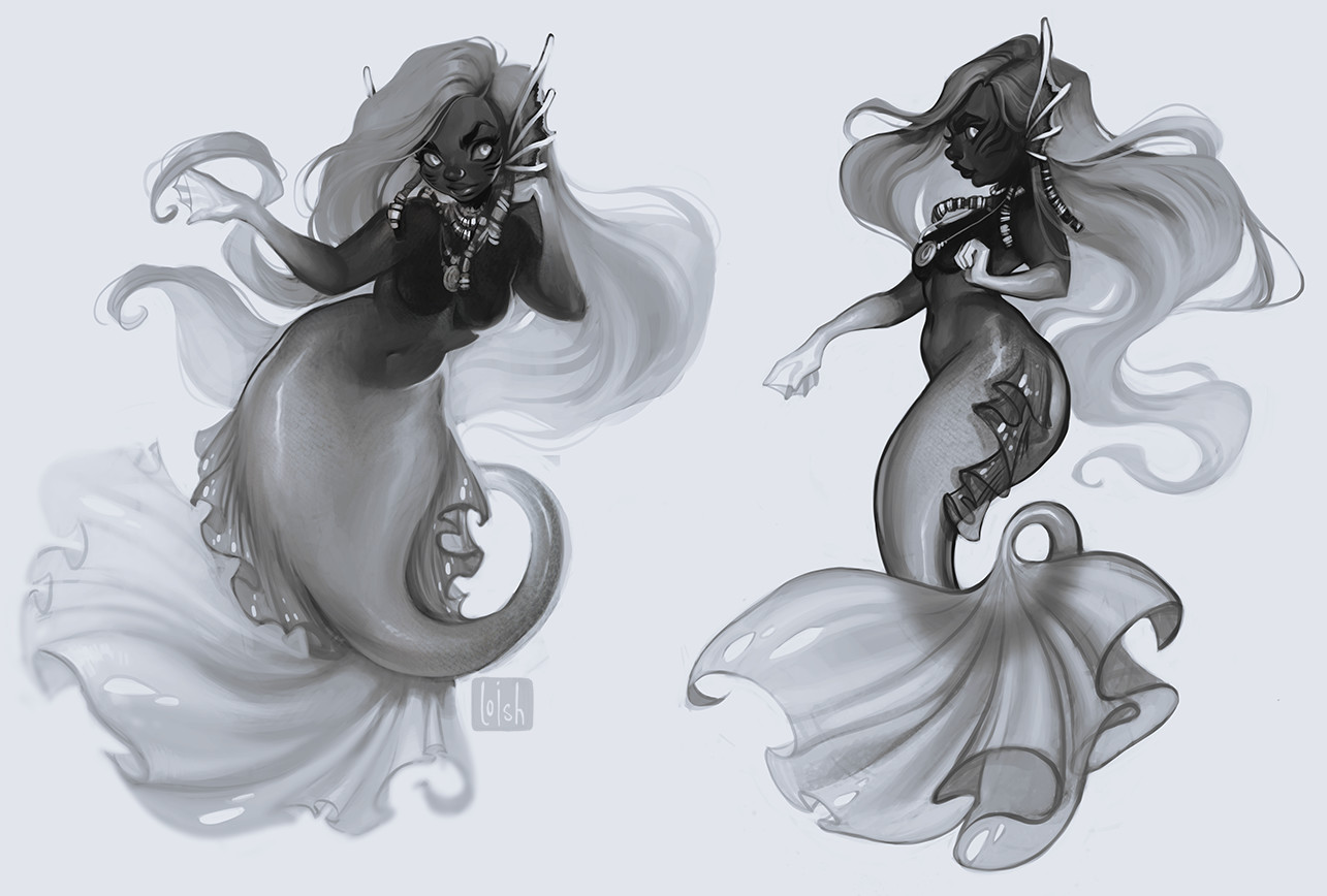 21Draw Mermaid Loish
